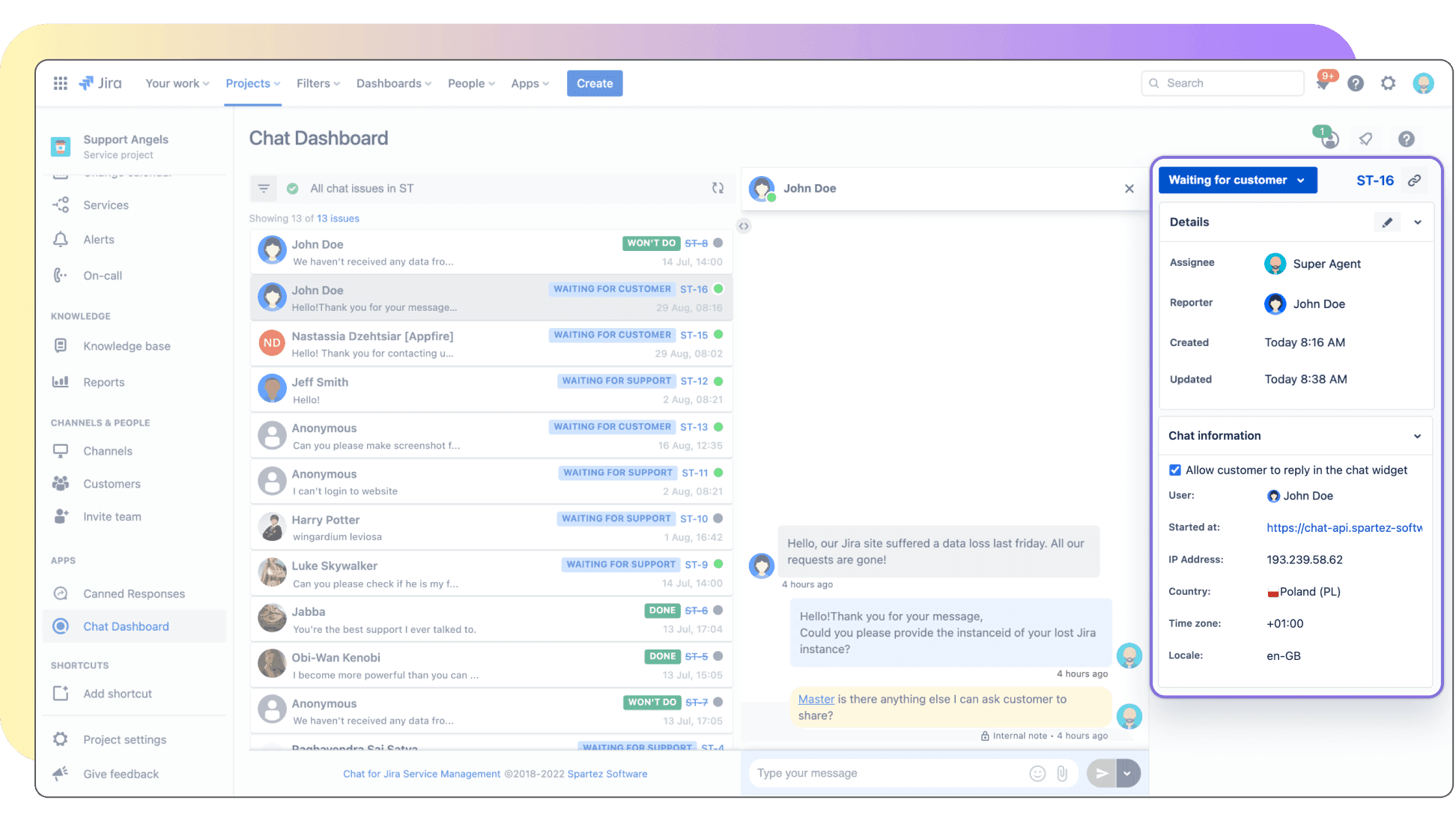 Chat for Jira Service Management | Appfire